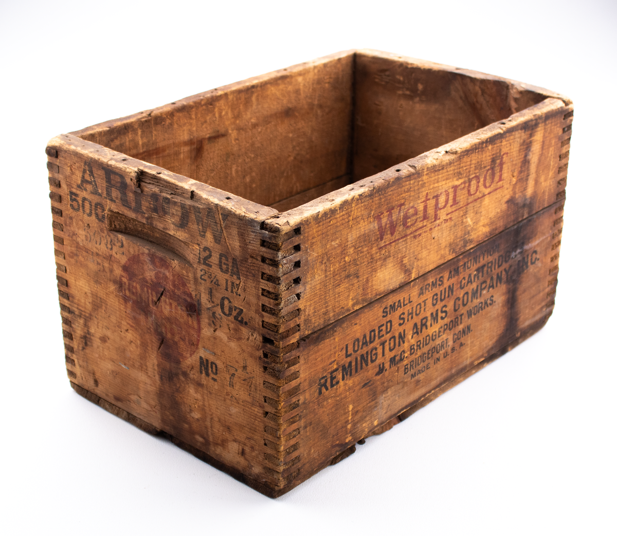 Wood Crate Vintage Gun Handcrafted Barnwood Gun Display Case | Deer