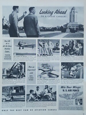 1950 vintag U.S. Air Force print ad. Looking ahead to a great career | eBay
