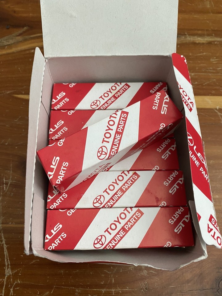 6 Denso Fk20hbr8 Iridium Spark Plugs Used Pulled From 2017 Toyota ...