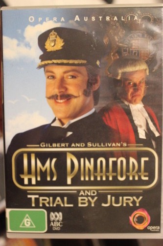 HMS PINAFORE & TRIAL BY JURY RARE DELETED PAL DVD OOP OPERA AUSTRALIA ...