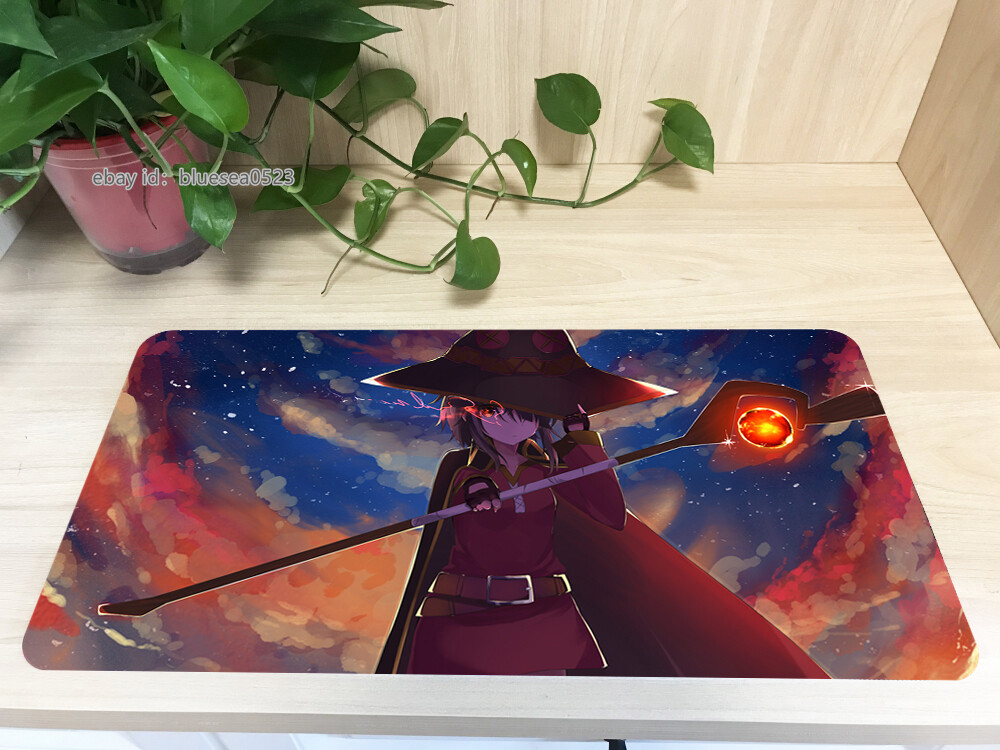 Anime KonoSuba Mouse Pad Megumin Large Anti-Skip Keyboard Mat Game ...
