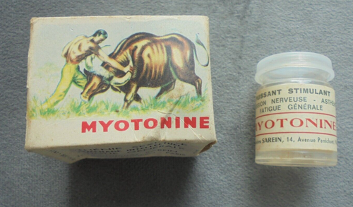 Flacon et Boite de MYOTONINE Asthénie Sexuelle Surmenage Intellectuel ...