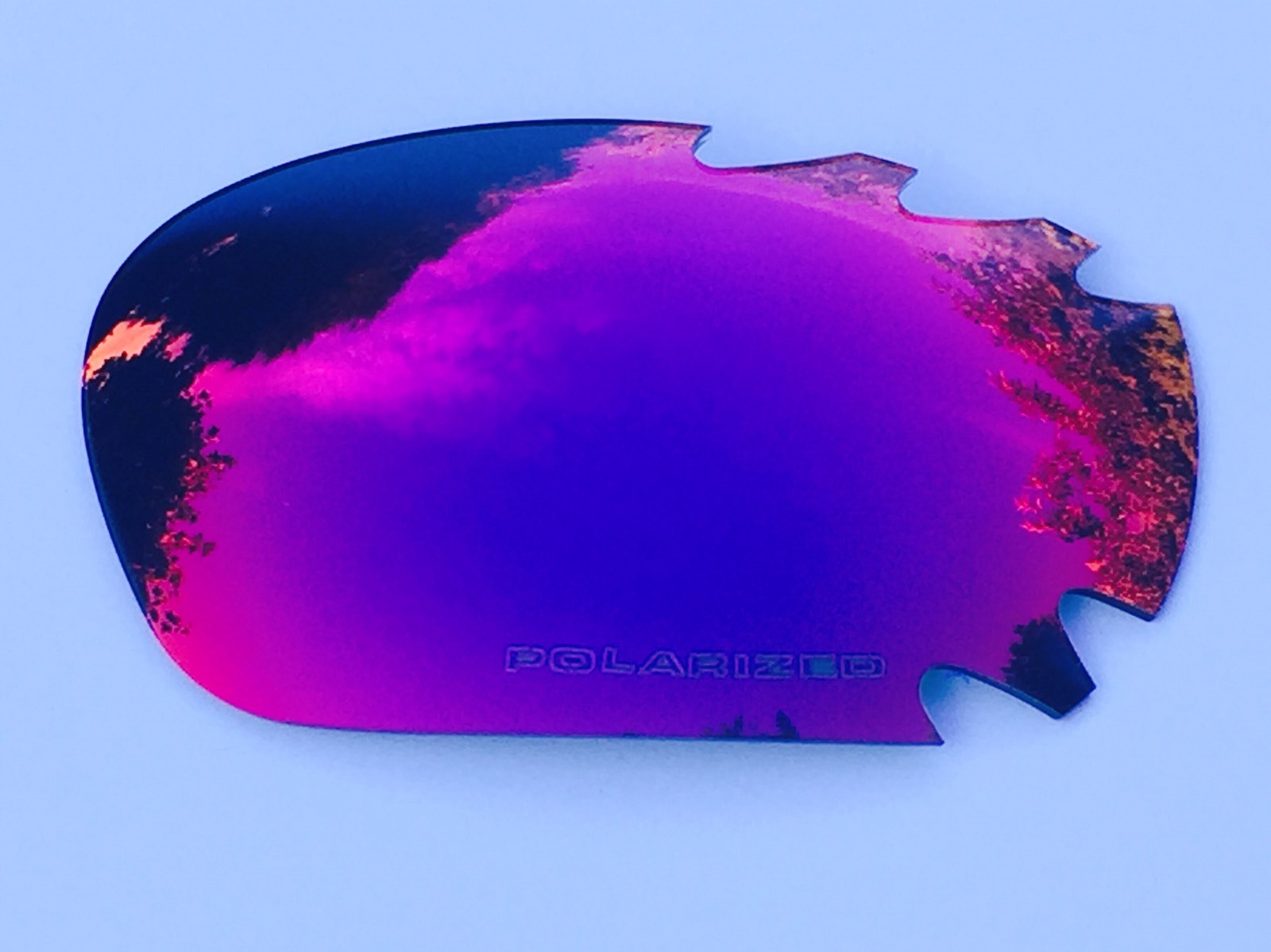 ETCHED POLARIZED FIRE & PURPLE MIRROR VENTED OAKLEY JAWBONE RACING ...