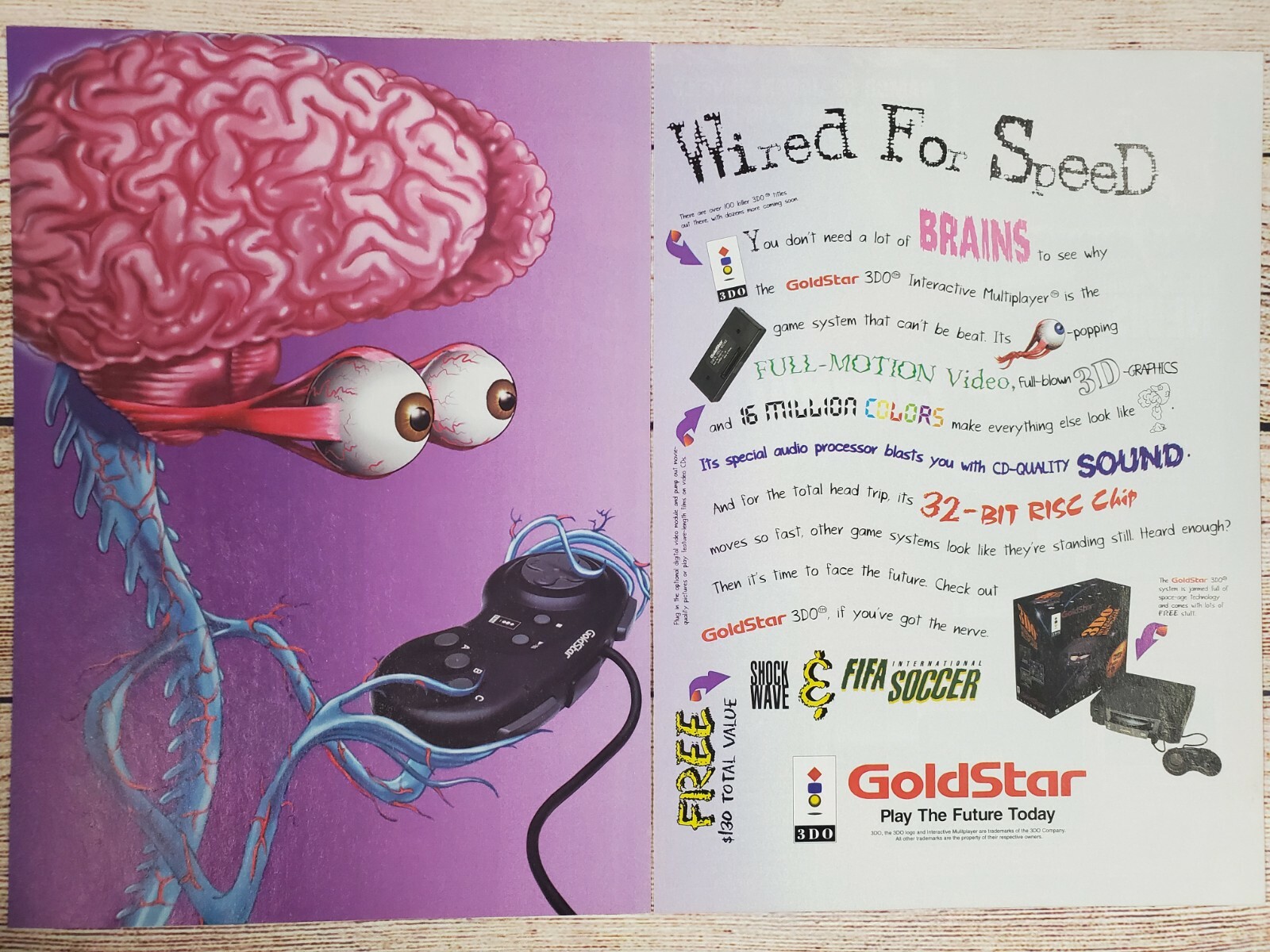 Goldstar 3DO Console System 1995 Magazine Promo Ad Art Print Poster | eBay