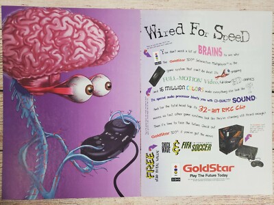 Goldstar 3DO Console System 1995 Magazine Promo Ad Art Print Poster | eBay