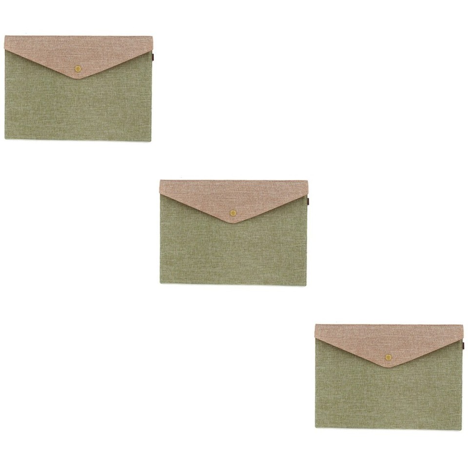 3 Pieces File Organizer Paper Organiser Folder Documentation Briefcase ...