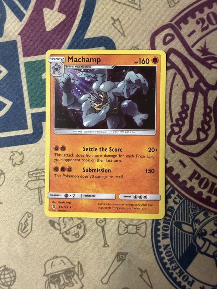 Machamp 65/145 Sun & Moon Guardians Rising Holo Pokemon Card | eBay