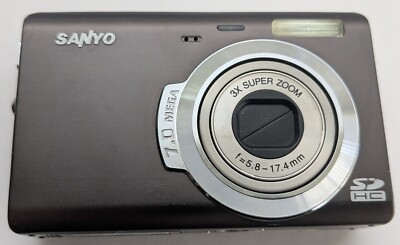 Used SANYO VPC-T700 Digital Camera 3x Zoom 7 MP w/ Battery UNTESTED ...