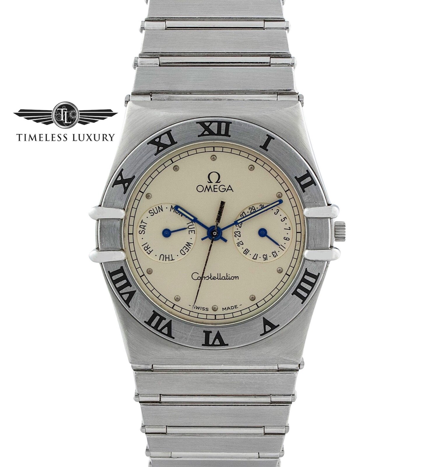 OMEGA Constellation Day-Date 396.1069 Stainless Steel… - Gem