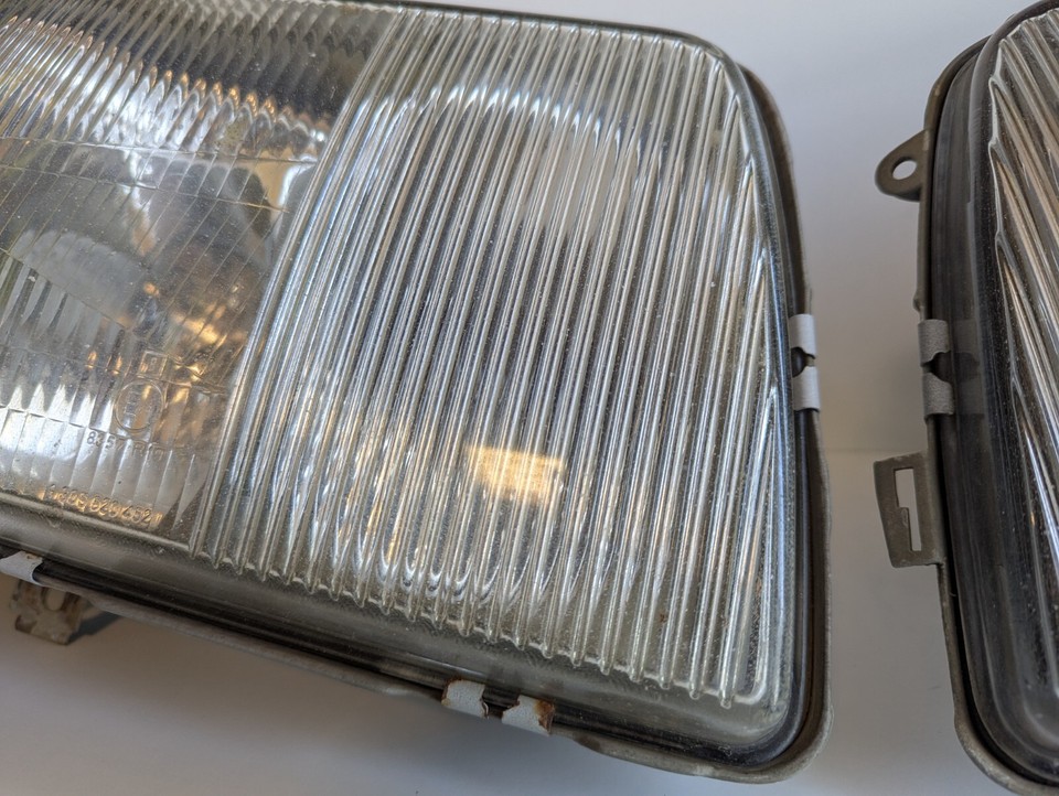 Head Lights Used OEM BOSCH Mercedes Benz W126 SE SEL Sedan Euro Headlights set | eBay