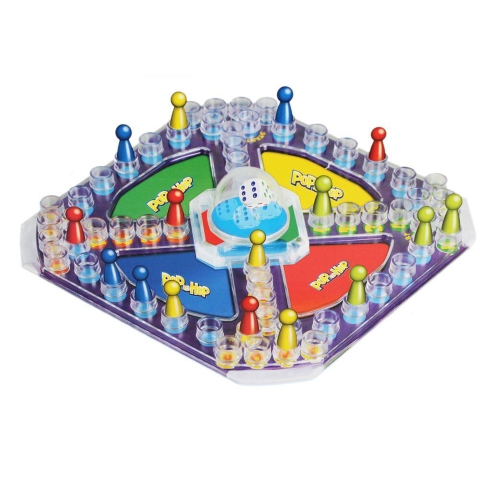 Hop And Pop Kids Family Frustration Board Childrens Family Game Ludo ...