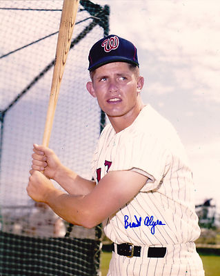 BRANT ALYEA WASHINGTON SENATORS ACTION SIGNED 8x10 | eBay