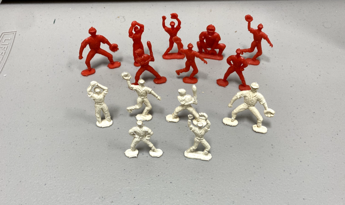 VINTAGE MINI PLASTIC BASEBALL FIGURES 14 PIECES | eBay