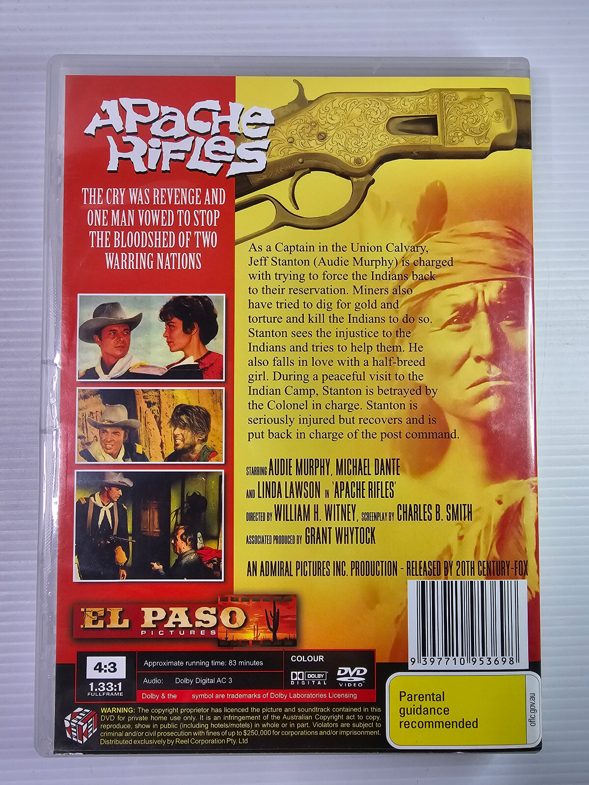 APACHE RIFLES - DVD Region Free Audie Murphy 9397710953698 | eBay