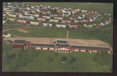 Postcard FORT KNOX Kentucky/KY Goldville Housing Project Bird's Eye ...