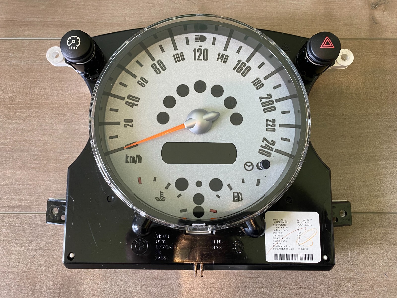 2002-2006 Mini Cooper S R52 R53 Speedo Instrument Gauge Cluster KPH LOW ...