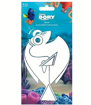 Disney PIXAR Finding DORY Removable Decal - WHITE - 1pc | eBay