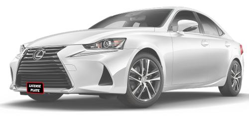 Quick Release Front License Plate Tag Bracket for 2019 Lexus IS300 NON ...