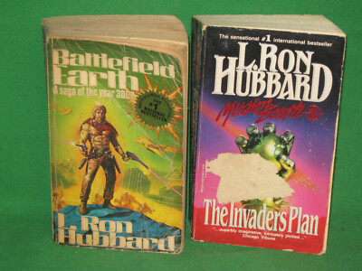 L. Ron Hubbard - 2 SiFi Novels -Battlefield Earth & The Invaders Plan ...