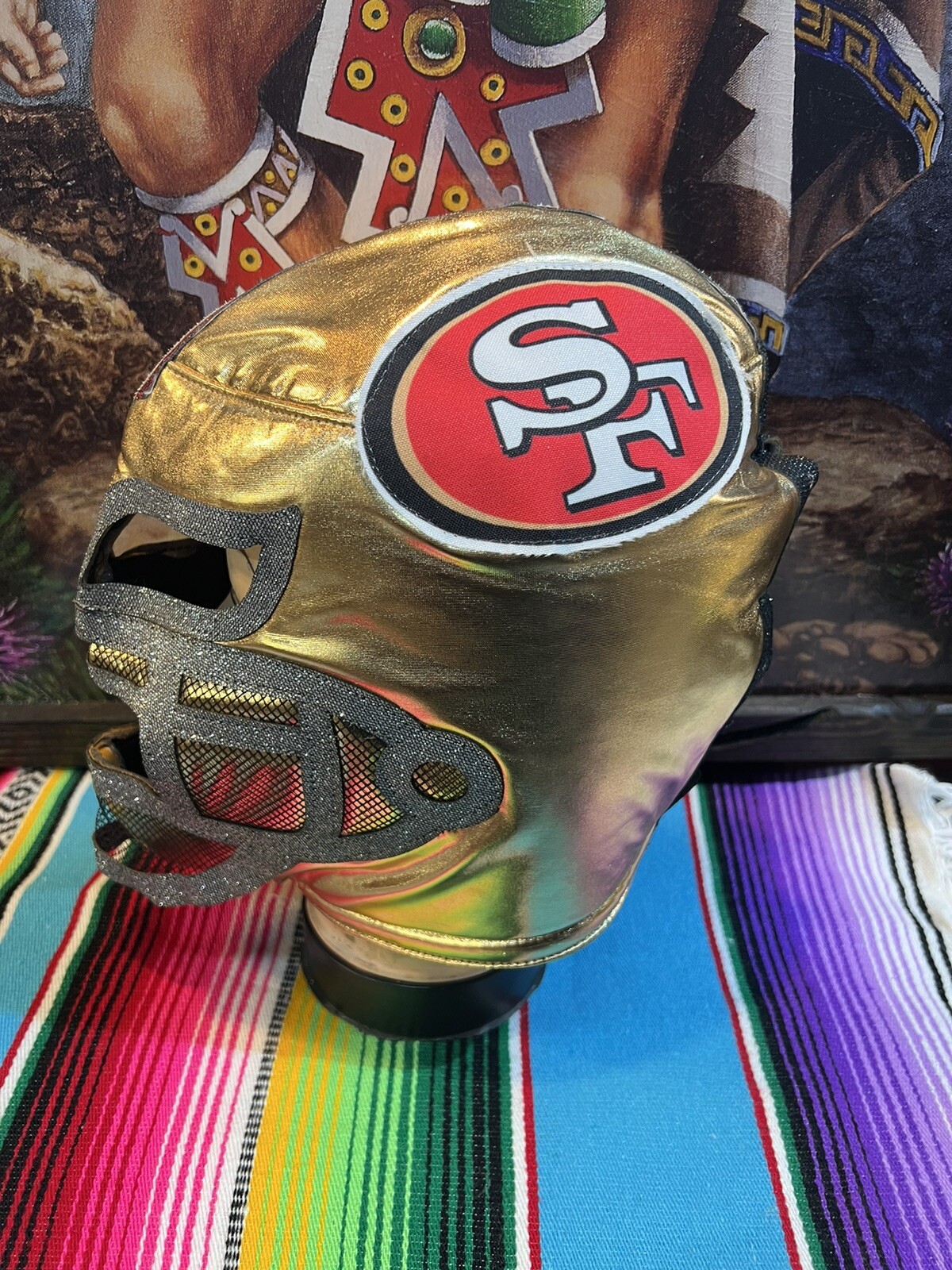 NFL San Francisco 49ers Luchador Wresting Mask Made In 🇲🇽🇲🇽 | eBay