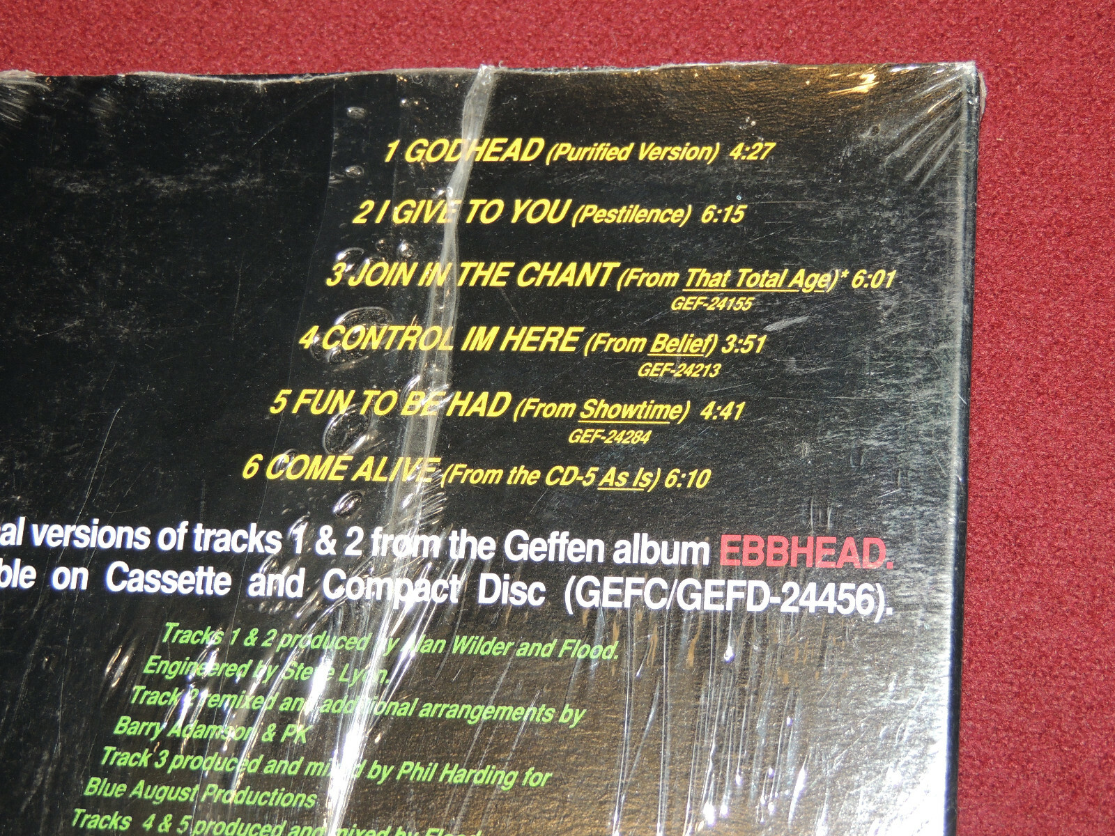 New Nitzer Ebb "All States Promo" CD Compact Disc Still in Original ...