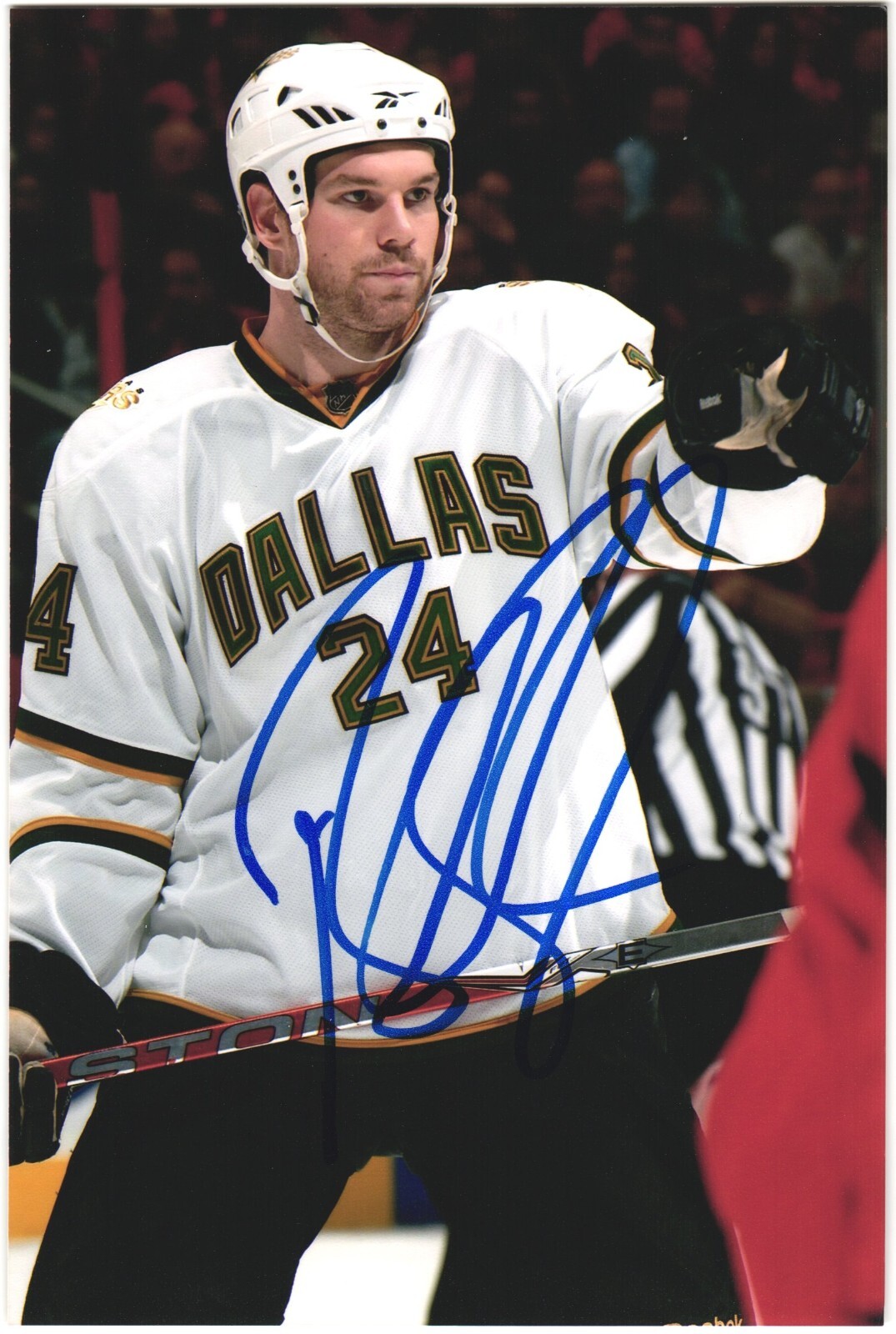 Brandon Segal Autographed 4x6 Color Photo Dallas Stars #24 White B | eBay