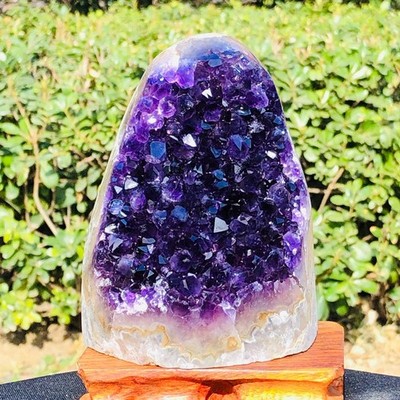 1600g Natural Amethyst Geode Mineral Specimen Crystal Quartz Energy ...