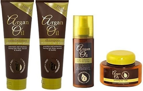 Hydrating Hair Care Gift set with Argan oil-shampoo, conditioner,mask ...