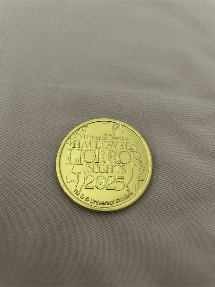Universal Halloween Horror Nights HHN 2025 Tribute Coin Medallion ...