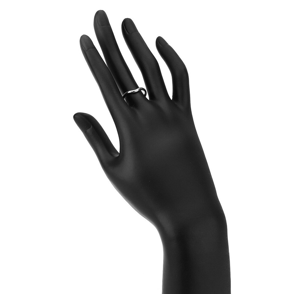 TIFFANY & Co. Elsa Peretti Curved Band Ring Pt950 #6.25US | eBay