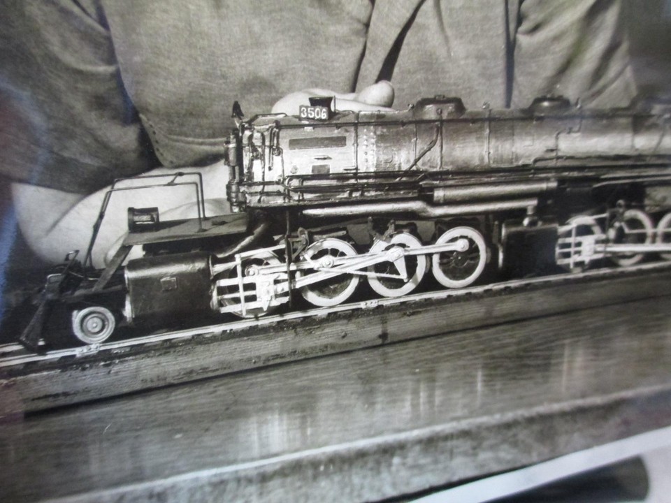 Robert Addison realist artist (1924-1988) model train set Lionel ...