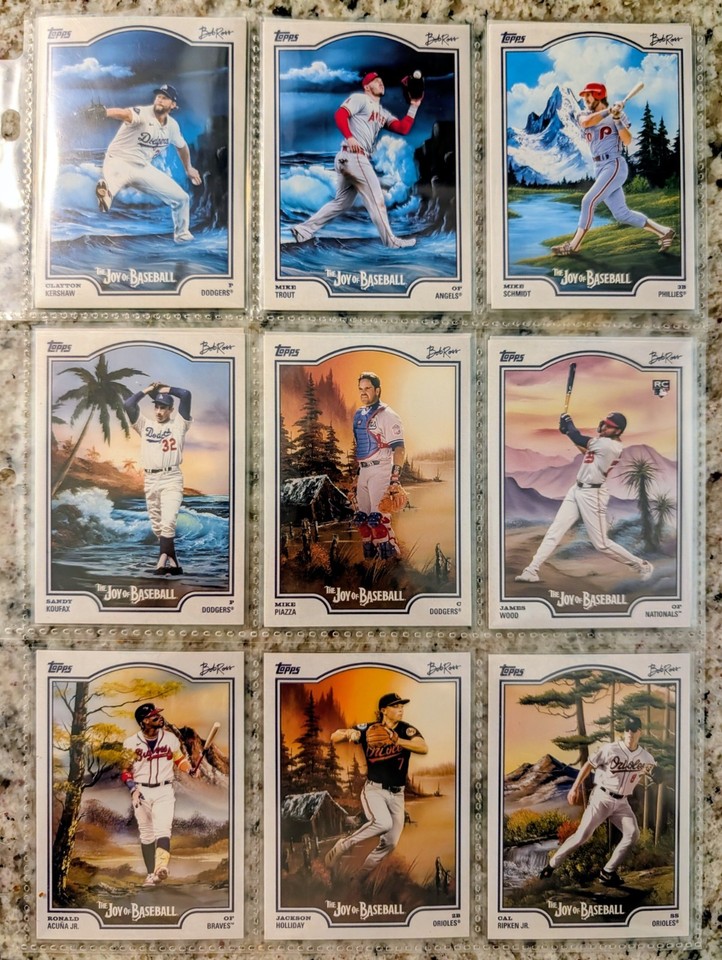 2025 Topps X Bob Ross The Joy of Painting Base Cards Pick Your Own | eBay