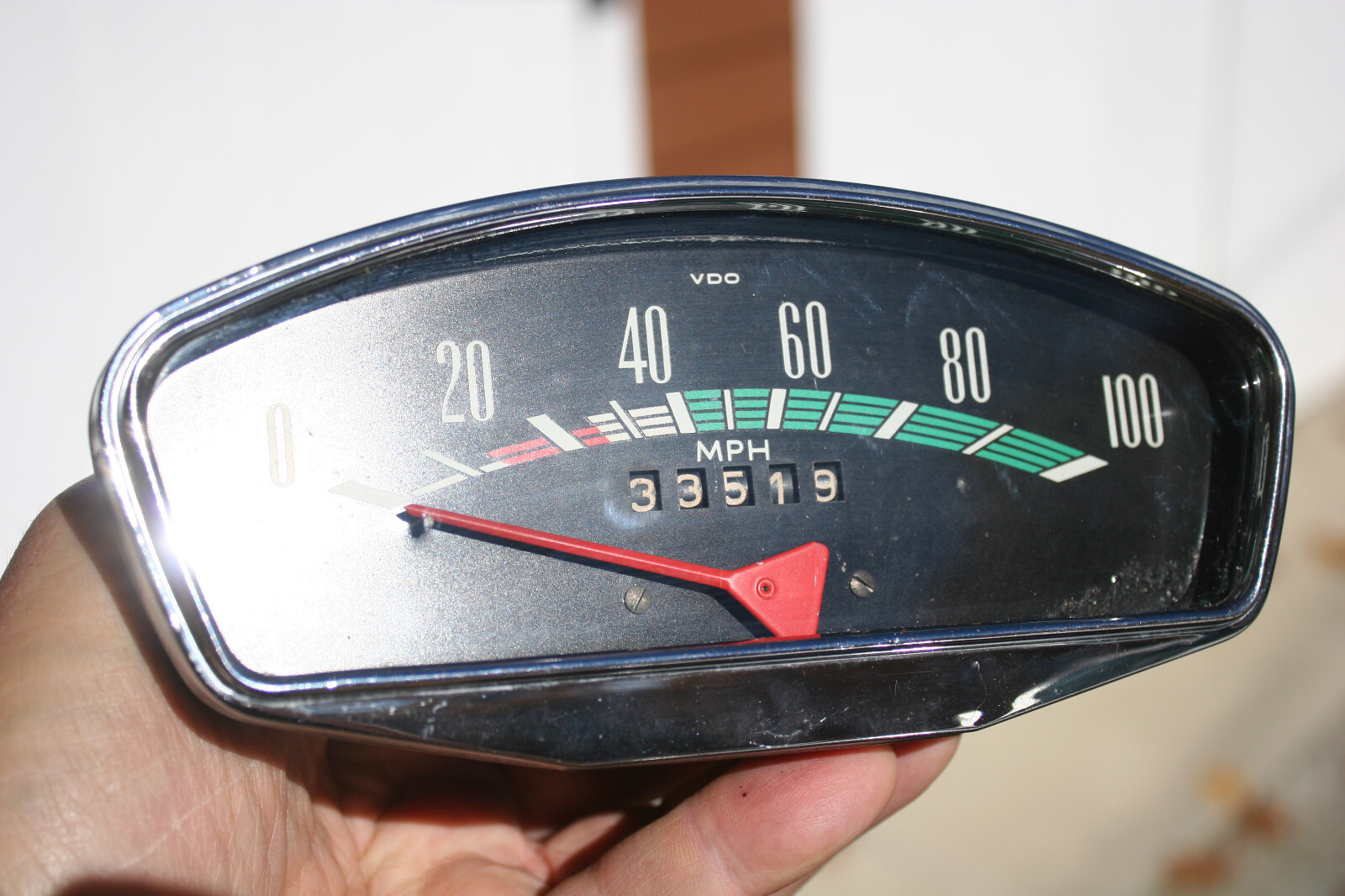 60 1960 VDO DKW RT Motorcycle Vintage 100 MPH Speedometer - Dated 6.60 ...