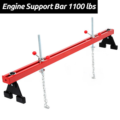 Engine Support Bar 1100lb Motor Transverse Bar Lift Holder Dual Hook ...