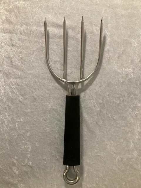 Pampered Chef Meat Fork 12.25" Long Plastic Cover Meat Lifter Turkey ...