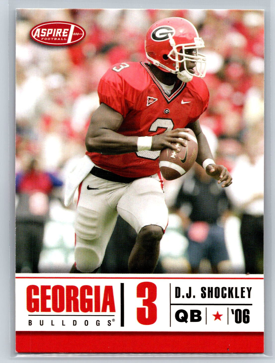 2006 SAGE Aspire D.J. Shockley Rookie Georgia Bulldogs RC #16 | eBay