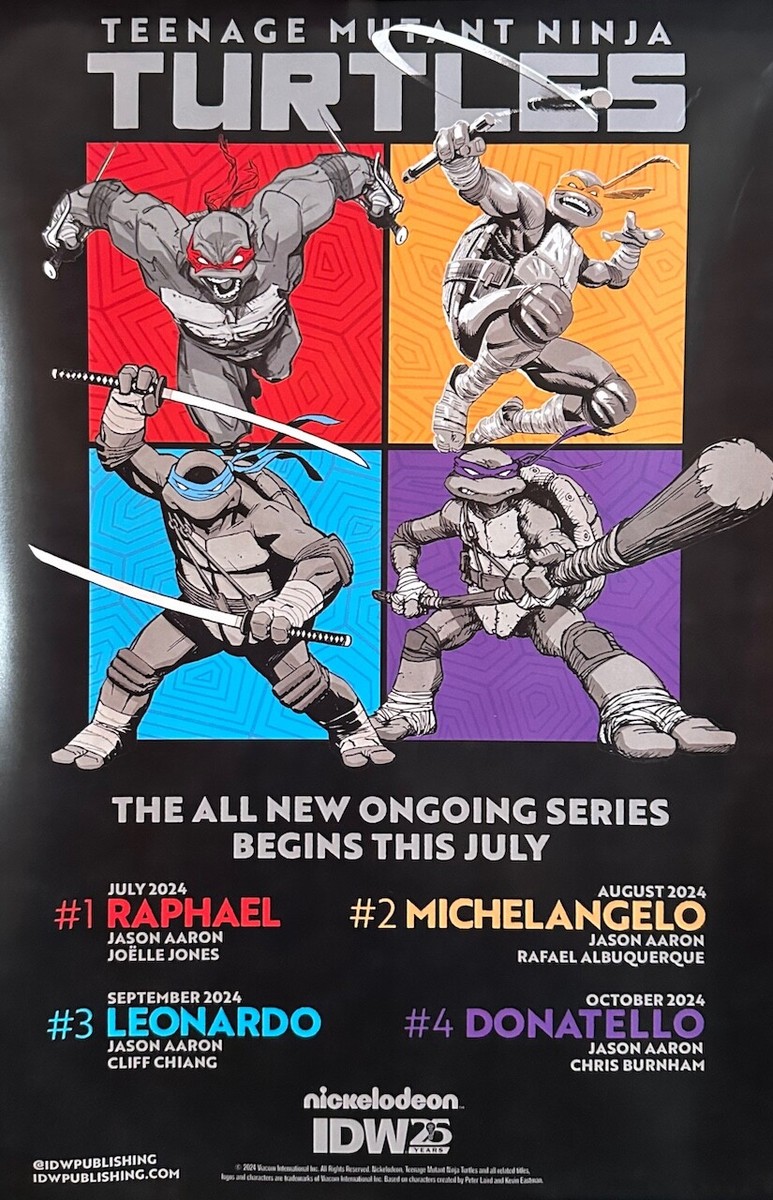 Tmnt 2024 Filmposter Saturday Morning Fun–40th Summer Of TMNT