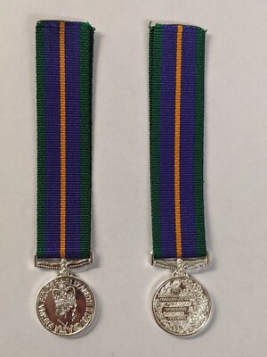 Miniature Accumulated Campaign Service Medal With Ribbon - ACSM 1 Pre ...