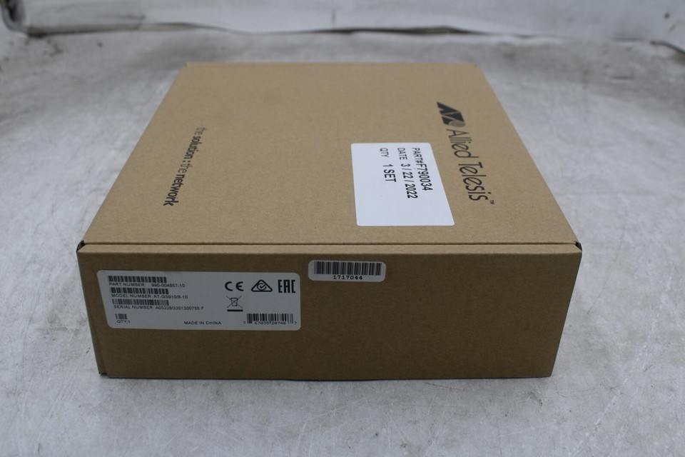 Allied Telesis AT (AT-GS910/8) 8-Ports External Switch New Open Box | eBay