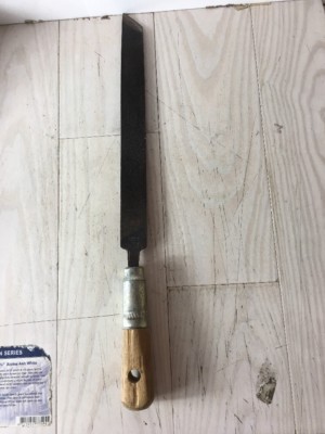 Vintage Heller Nucut Half File with Wood Handle USA | eBay