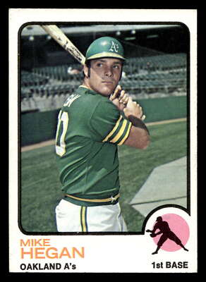 1973 Topps #382 Mike Hegan Ex-Mint Athletics ID:460569 | eBay