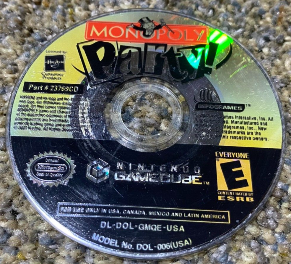 Monopoly Party (Gamecube) DISC ONLY NO TRACKING (#91) 742725237896 | eBay