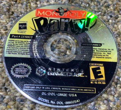 Monopoly Party (Gamecube) DISC ONLY NO TRACKING (#91) 742725237896 | eBay