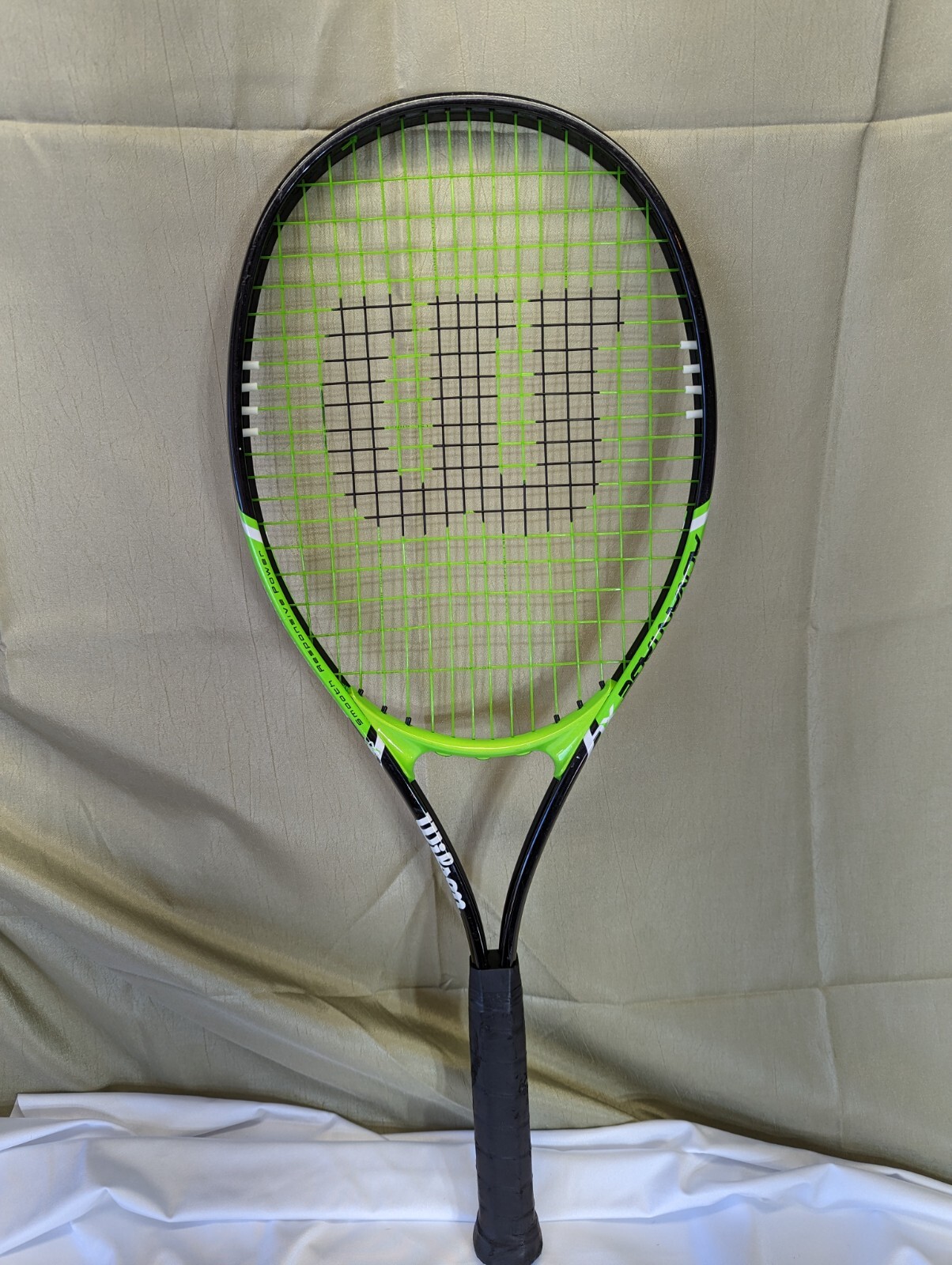 Wilson Advantage XL Tennis Racket 4 3/8 grip Tactical Alloy GREEN BLACK ...