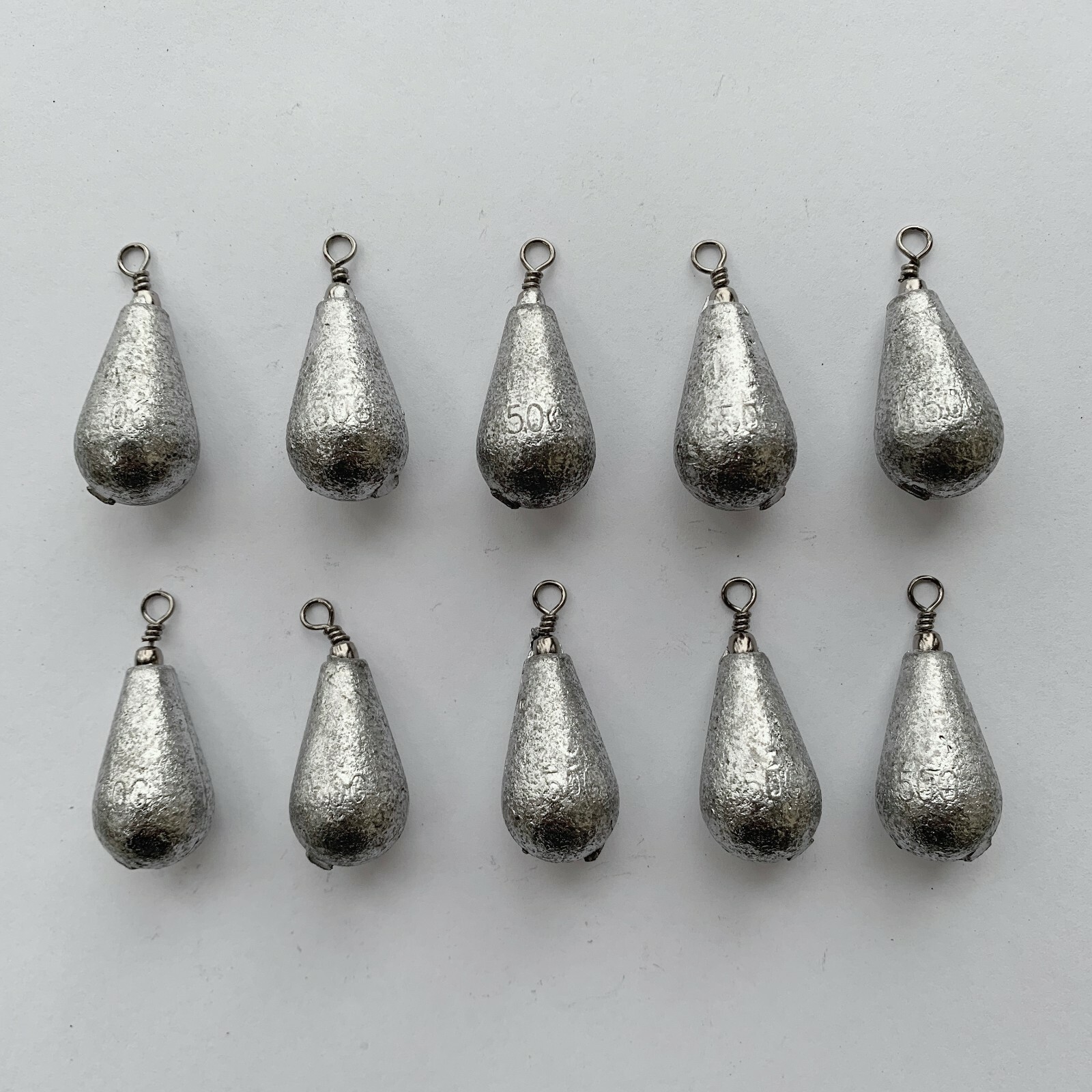 Pear Bomb Sinker 1/4oz, 1/2oz, 1, 2oz, 3oz Bulk Pack Sinker Special ...