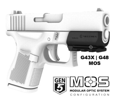 Recover Tactical OR43 Picatinny Rail For GLOCK MOS Models G43X MOS, G48 ...