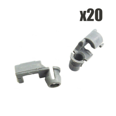 Set of 20 Nylon Tailgate Rod Clip Fastener Retainer Fit Silverado ...