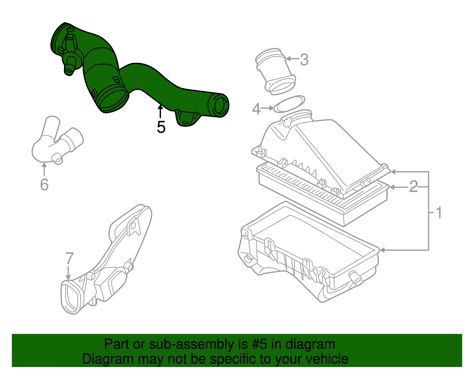 Volkswagen 1J0129684CB Genuine OEM Factory Original Connector Pipe for ...