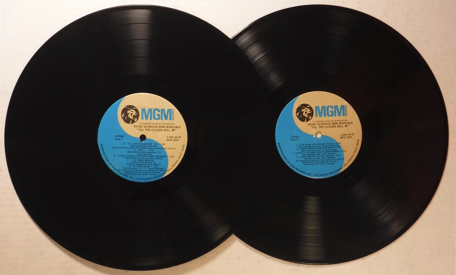 THOSE GLORIOUS MGM MUSICALS #45 / DOUBLE OST / 2X12” STEREO LPs / MGM 2 ...