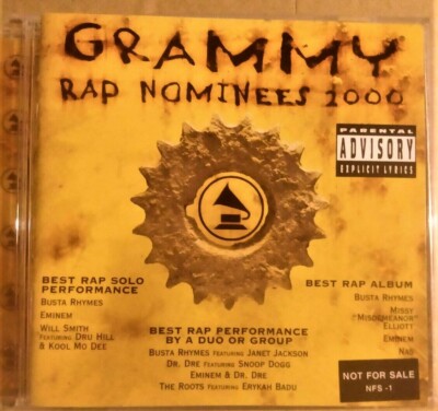 Grammy Rap Nominees 2000 [PA] by Various Artists (CD, Feb-2000, RCA ...